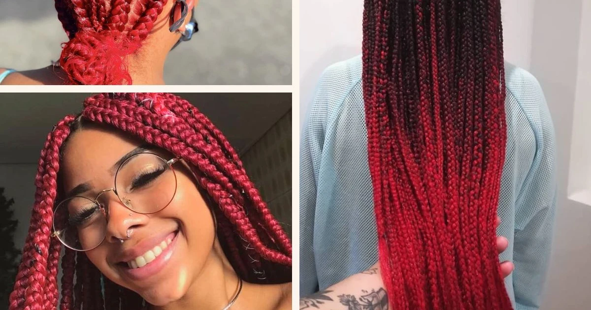 10 Red Braids Hairstyles